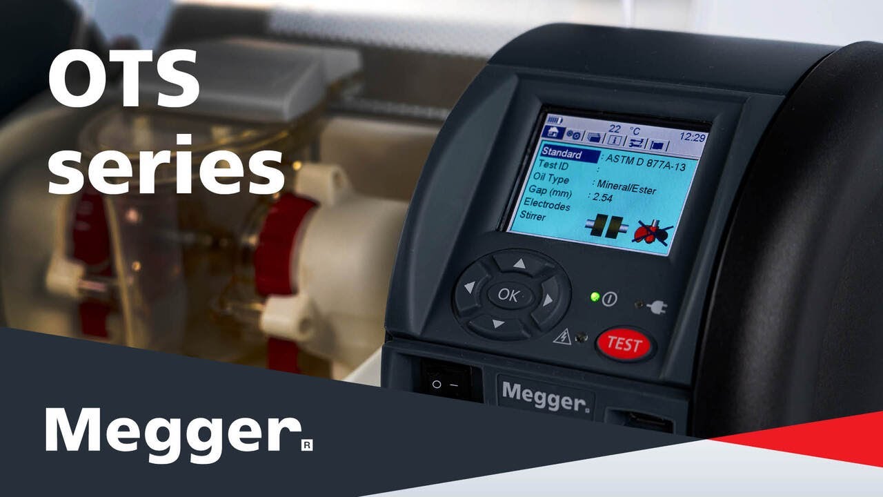 Megger OTS - Insulating oil test set - YouTube