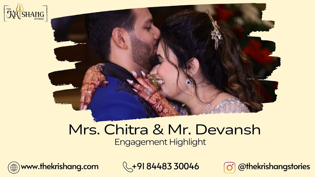 Engagement Highlight | Mrs. Chitra & Mr. Devansh | The Krishang Stories | Grandeur by Lavanya ...