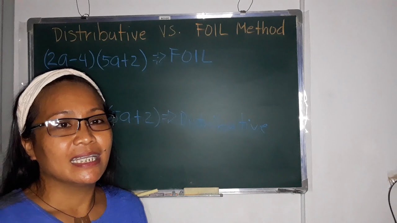 FOIL Method vs Distributive Method (Multiplying Binomials) - YouTube
