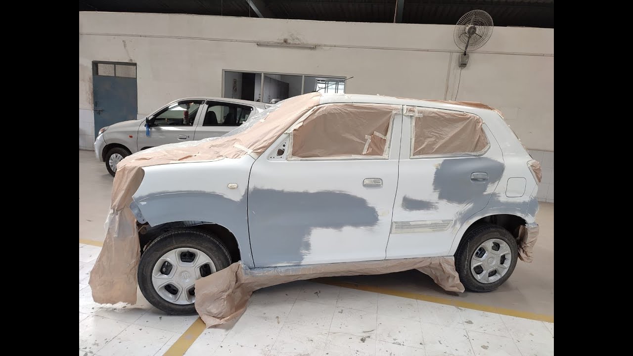 SPRESSO FINAL PAINTING PROCESS #AUTOMOBILESERVICE - YouTube