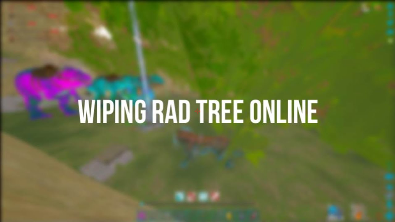 ONLINE WIPING RAD TREE I Ark Official Small Tribes - YouTube