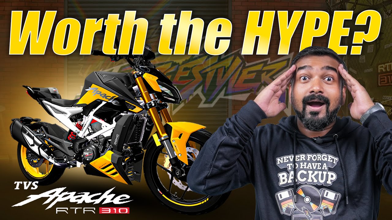 TVS Apache RTR 310 Is Finally Here 💥 Lean Mean Machine @ Rs.2.43 Lakhs - YouTube