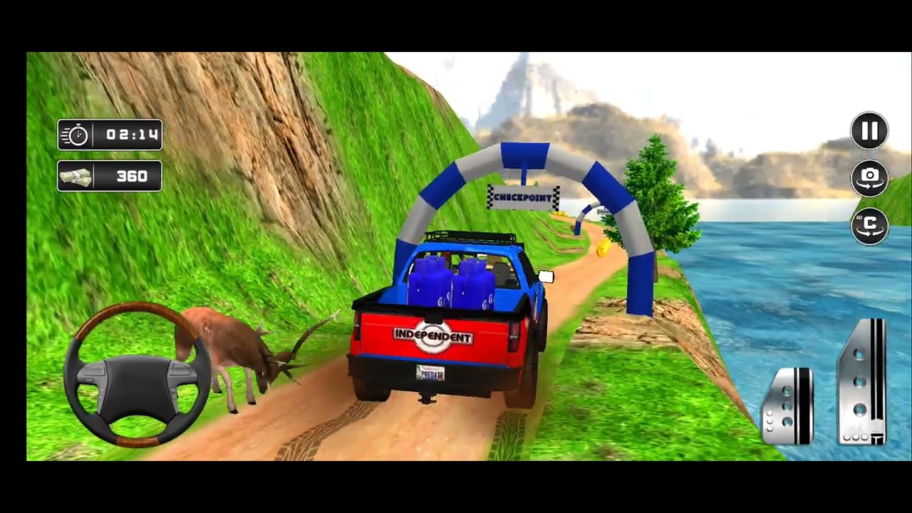 New model car racing game 🎯😄 Lory race game - YouTube