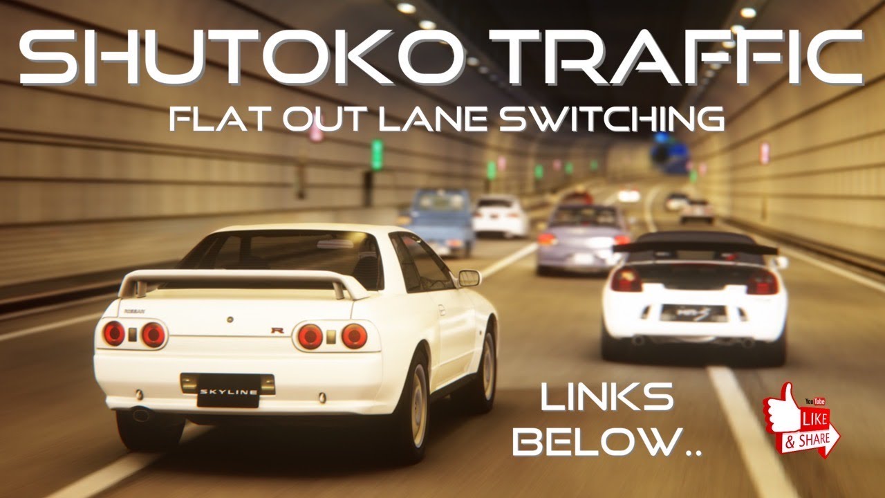 Shutoko Expressway in FAST Cars - Racing & Splitting lanes - CSL DD ...