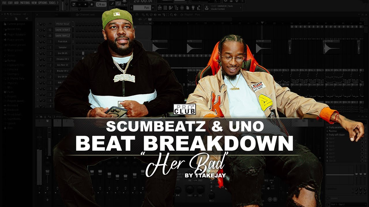 Beat Breakdown of 1TakeJay's "Her Bad" w/ Scum Beatz & Uno | PRO CLUB ...