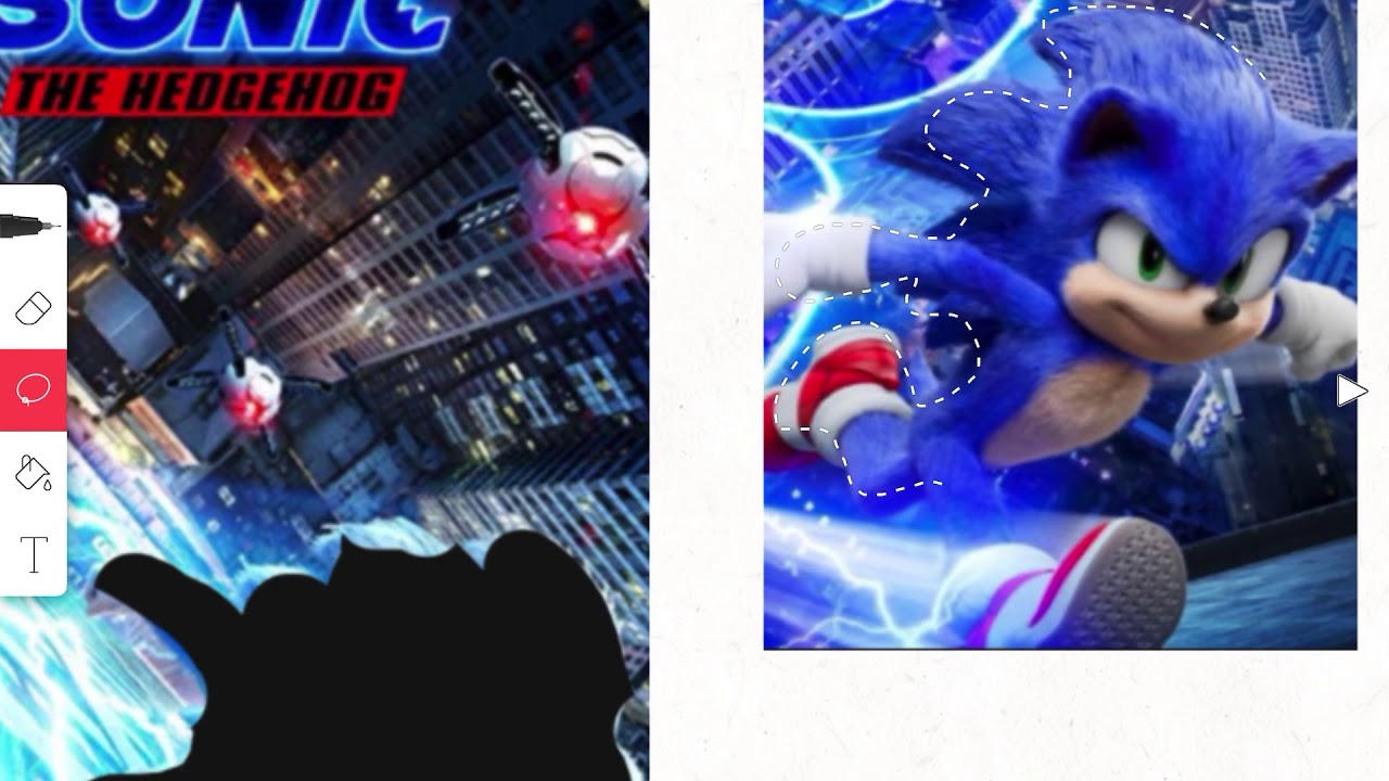 Sonic movie poster fix - YouTube