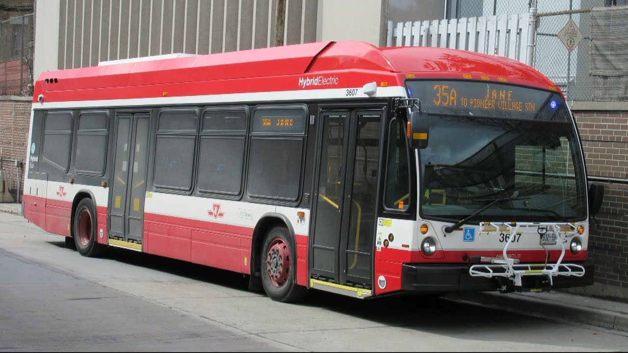 Toronto Transit Commission 2019 NovaBus LFS HEV - 3607 - YouTube