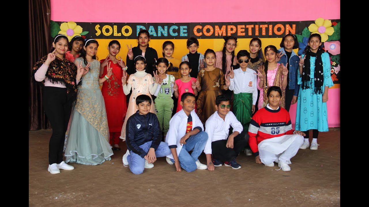 Solo Dance Competition from classes 1st to 8th - YouTube