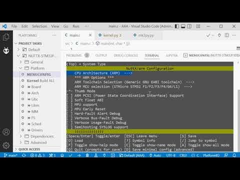 PlatformIO - NuttX - YouTube