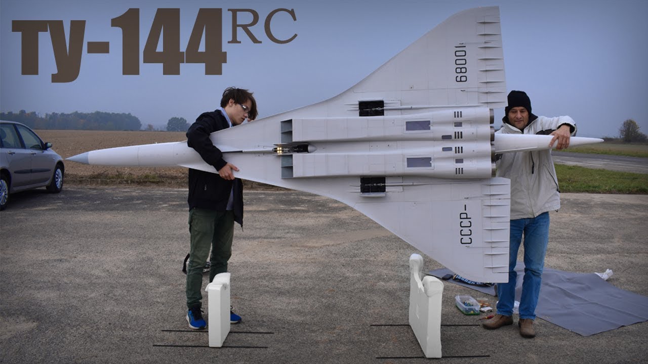 TU-144 CCCP-68001 1/16 RC - YouTube