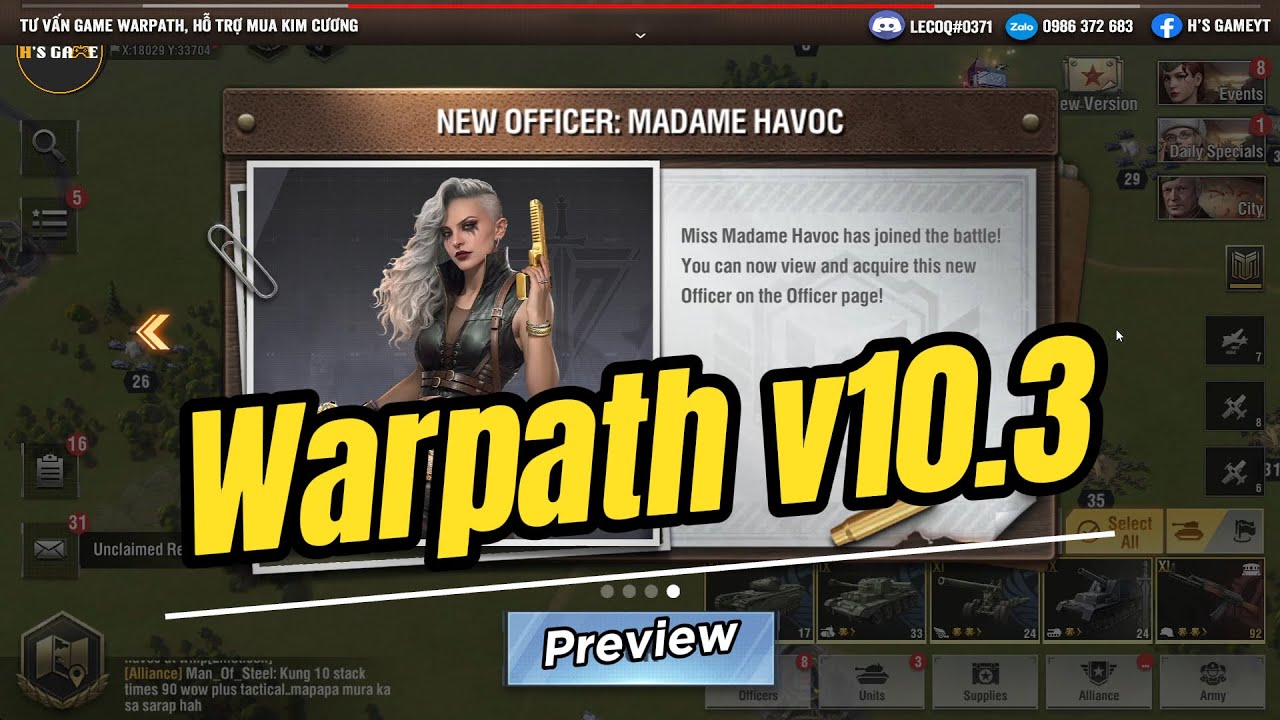 Xem trước bản cập nhật Warpath v10.3 - YouTube