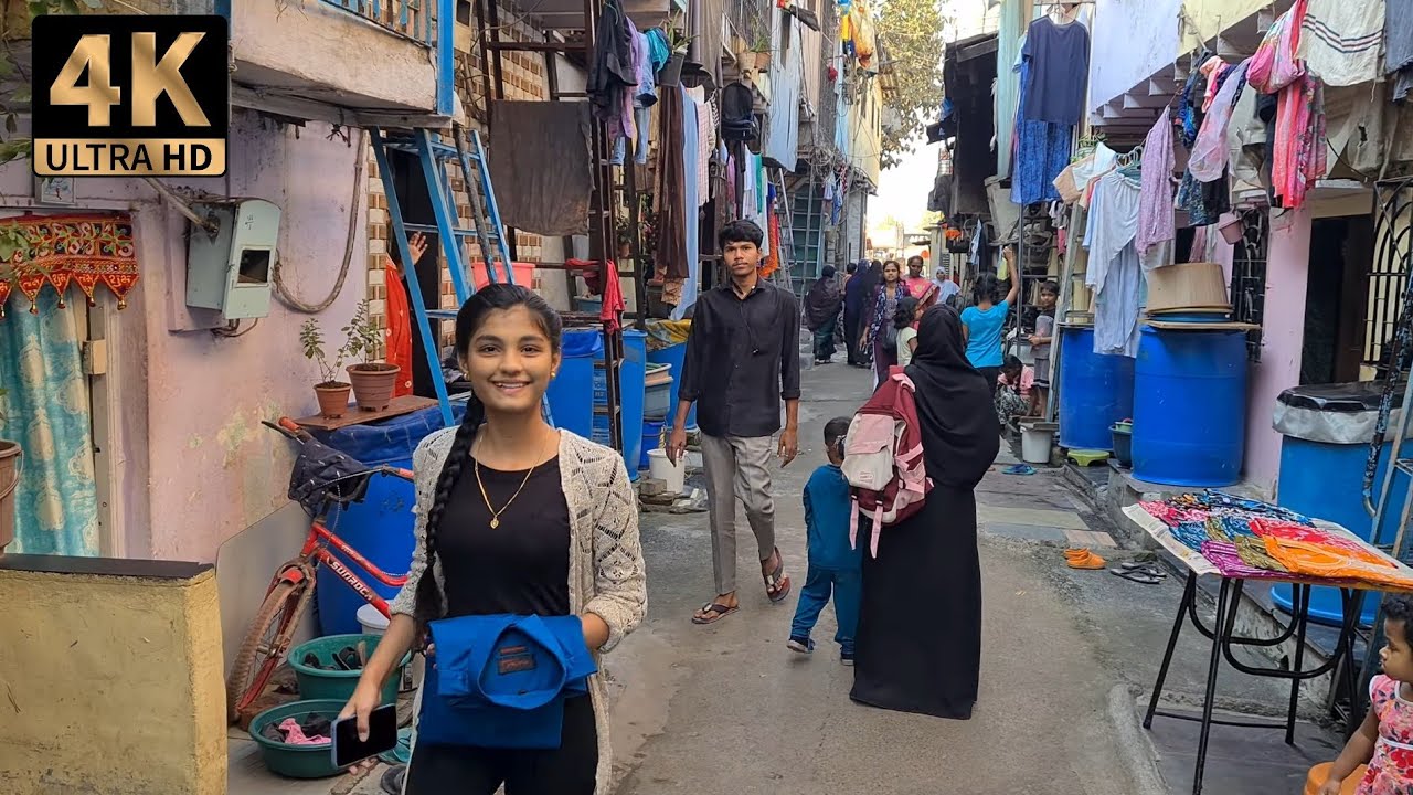 [4K] Mankhurd Sathe Nagar | लल्लुभाई कंपाउंड | PMGP Colony | Mumbai 4K ...