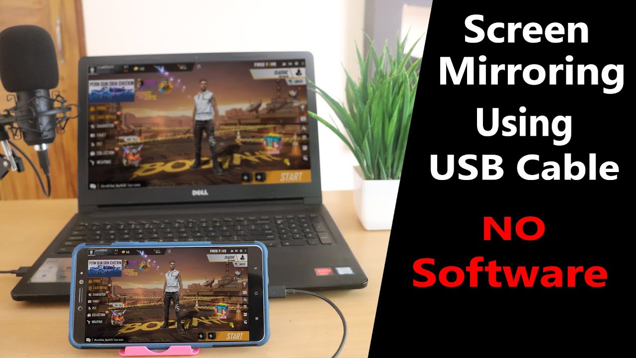 Android screen mirror to Laptop/PC...Without any software... - YouTube