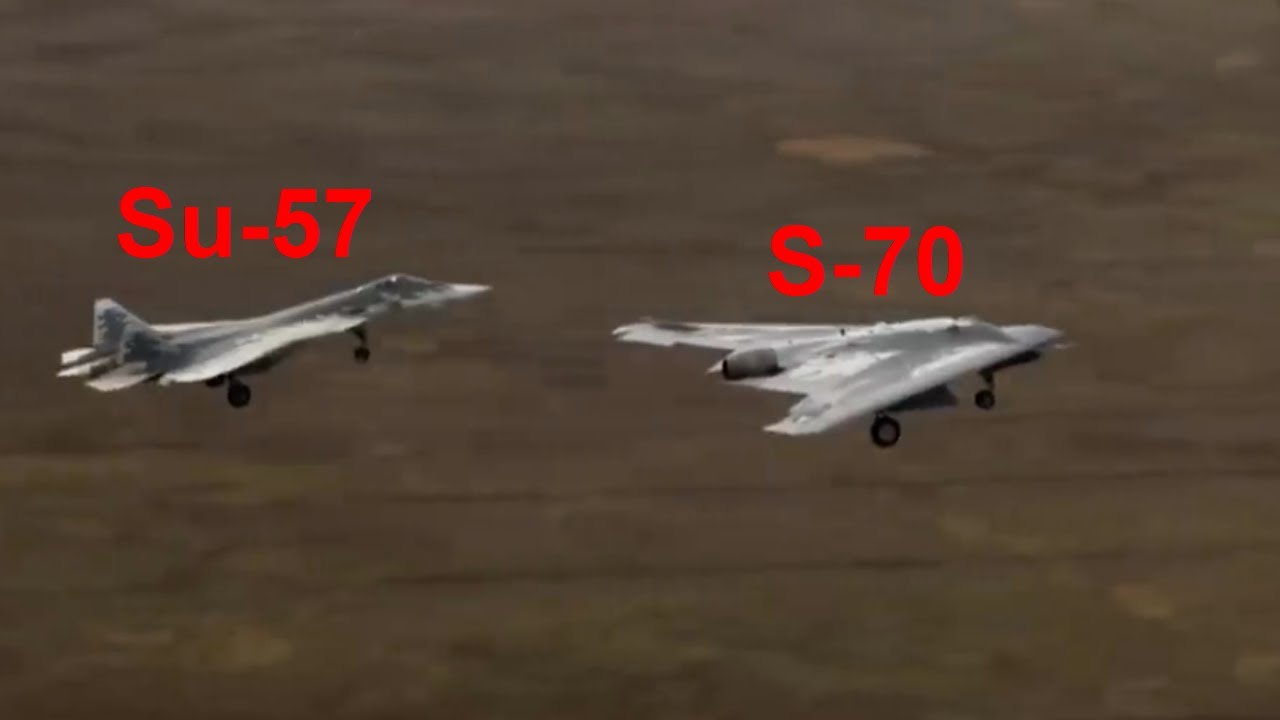 Sukhoi S-70 سوخوي - YouTube