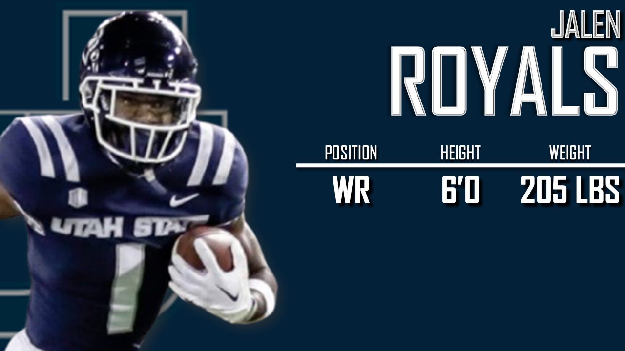 Jalen Royals | #𝟙 | Utah State Aggies Wide Receiver - YouTube