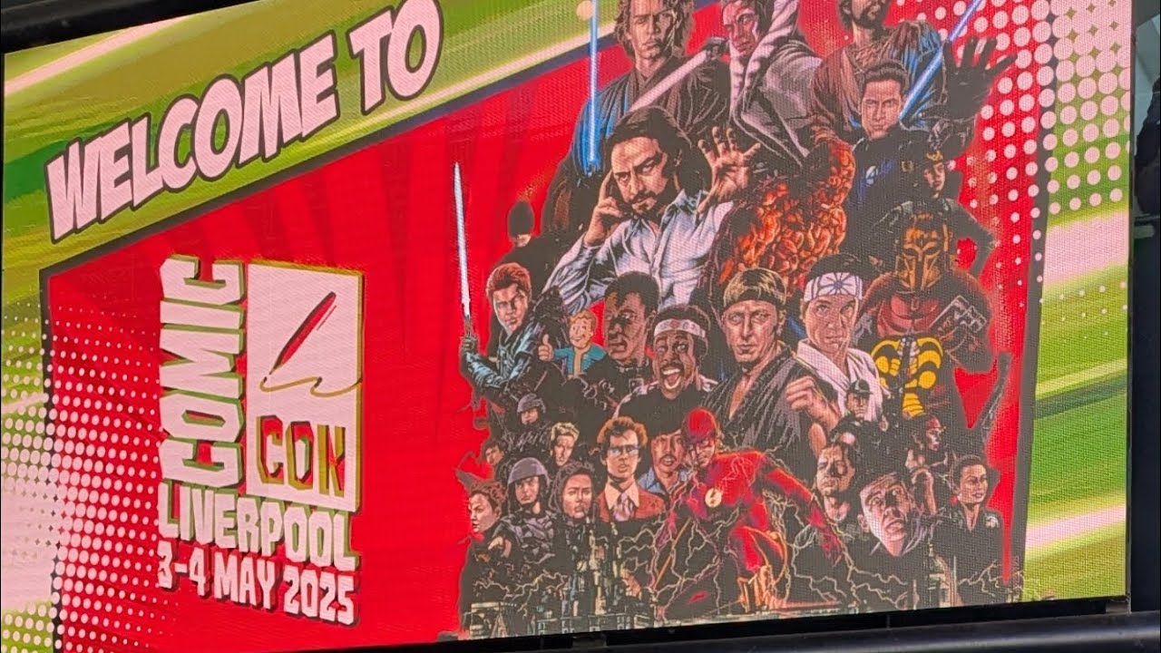 Comic con Liverpool May 2025 - Rob'iul at Day 1 photo's - YouTube