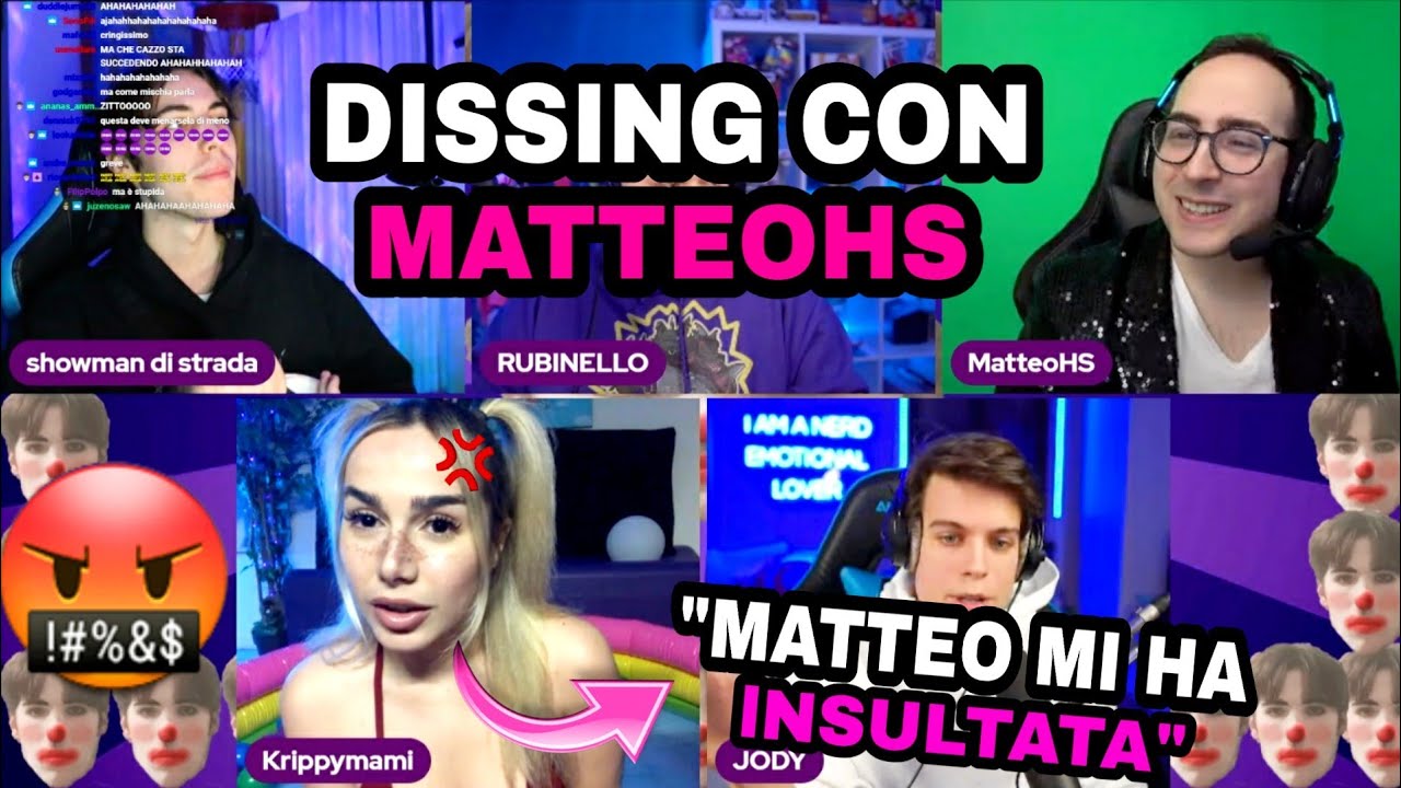GRENBAUD intervista una POOL STREAMER, ma parte il DISSING con MATTEOHS ...