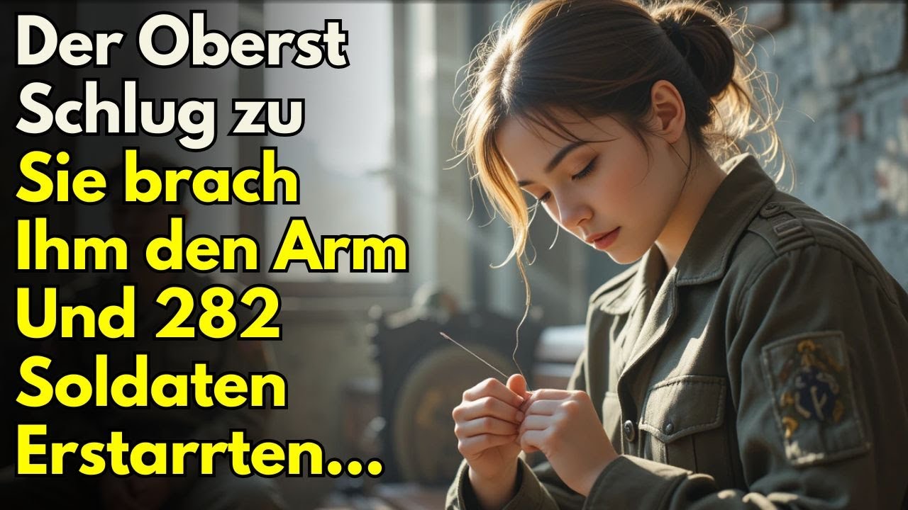 Der Oberst schlug zu – sie brach ihm den Arm und 282 Soldaten ...