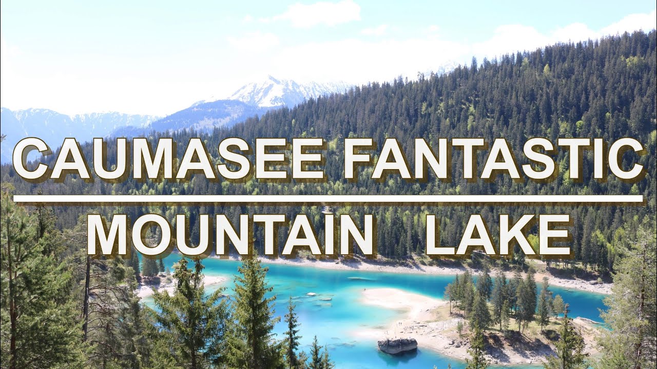 Caumasee - breathtaking - turquoise - lake in Flims - GR - Switzerland ...