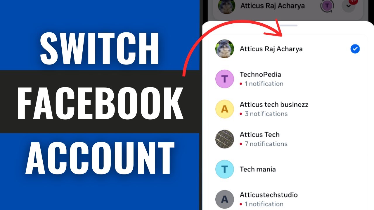 How to Switch Account on Facebook (2025) - YouTube