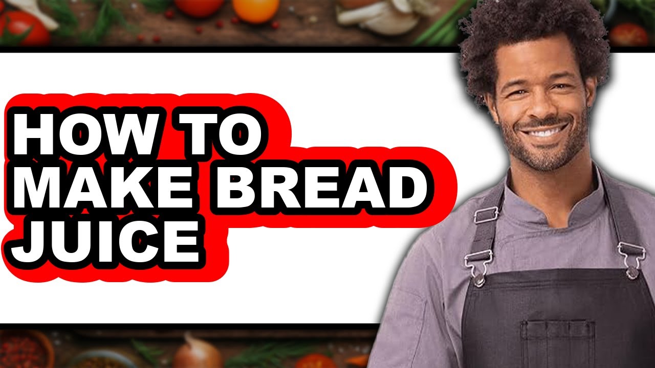 How To Make Bread Juice (Only Way) - YouTube