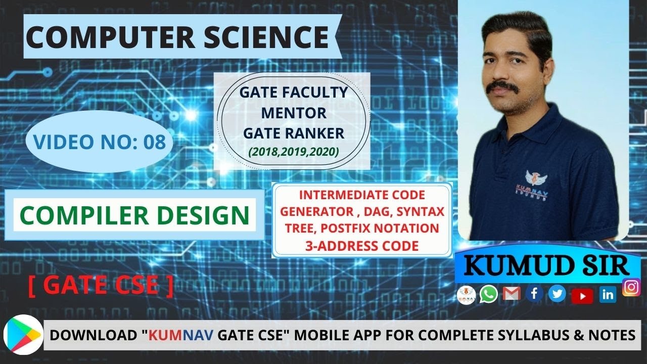 8 INTERMEDIATE CODE GENERATOR, 3-ADDRESS CODE, SDT, SYNTAX TREE ...
