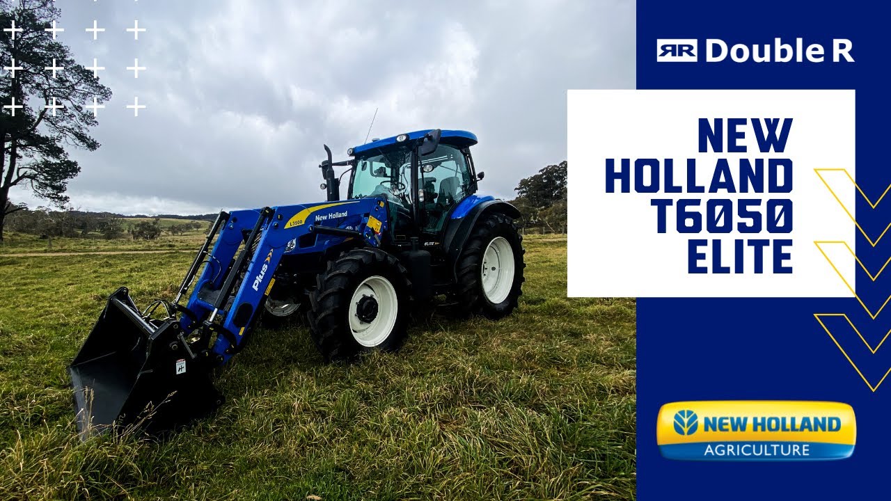 New Holland T6050 Elite Challenge L3900 plus Quick Release Loader with ...