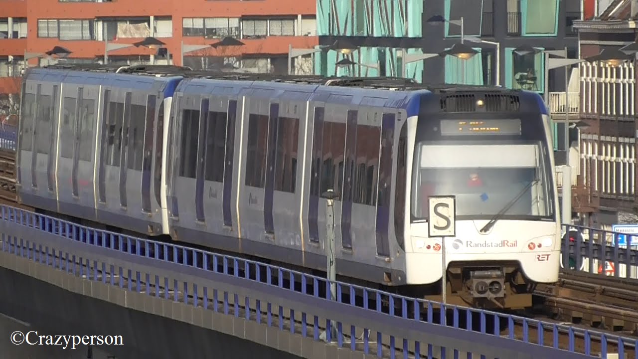 RET metro's MG2/1 en RSG3 in 1 opname te Maashaven Rotterdam! - YouTube