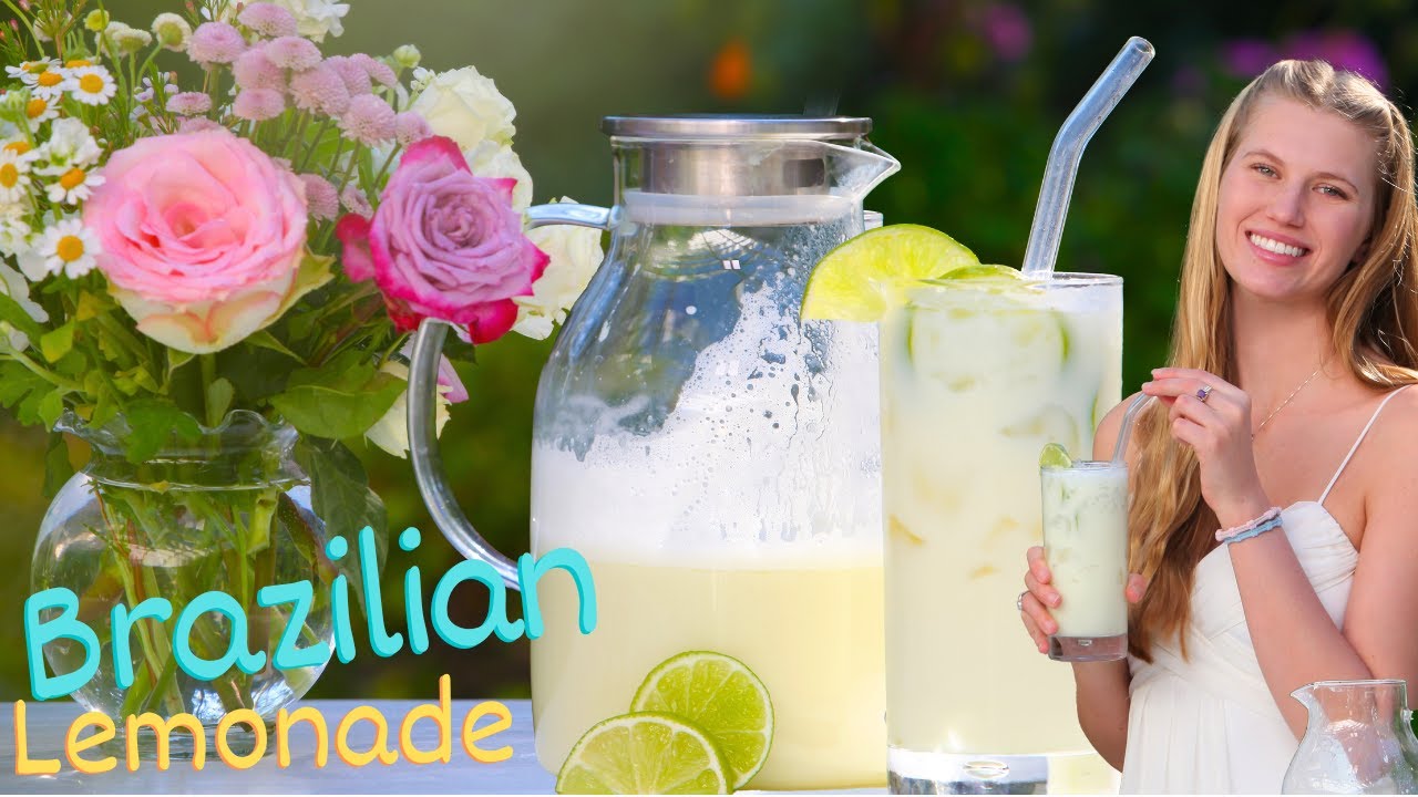 Brazilian Lemonade | EASY Recipe | How To Make limonada suíça - YouTube