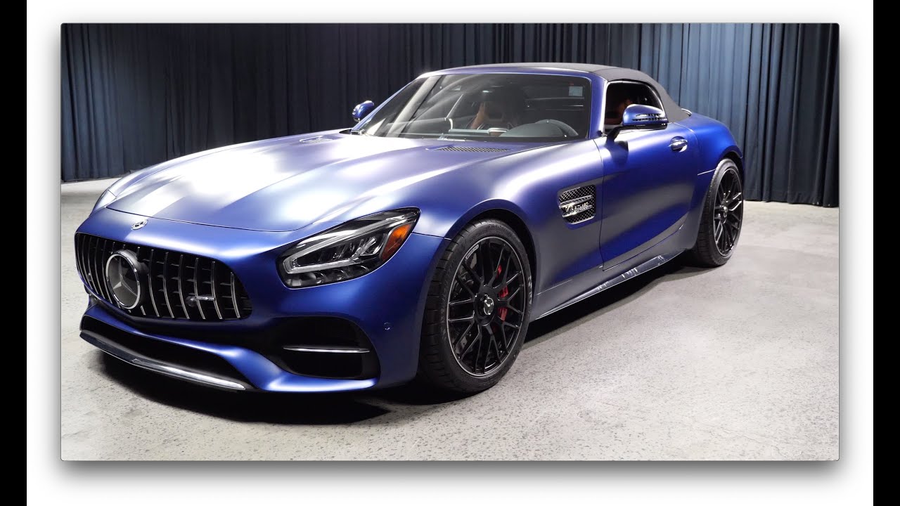 2020 Mercedes-Benz GT AMG® C Roadster - designo Brilliant Blue Magno ...