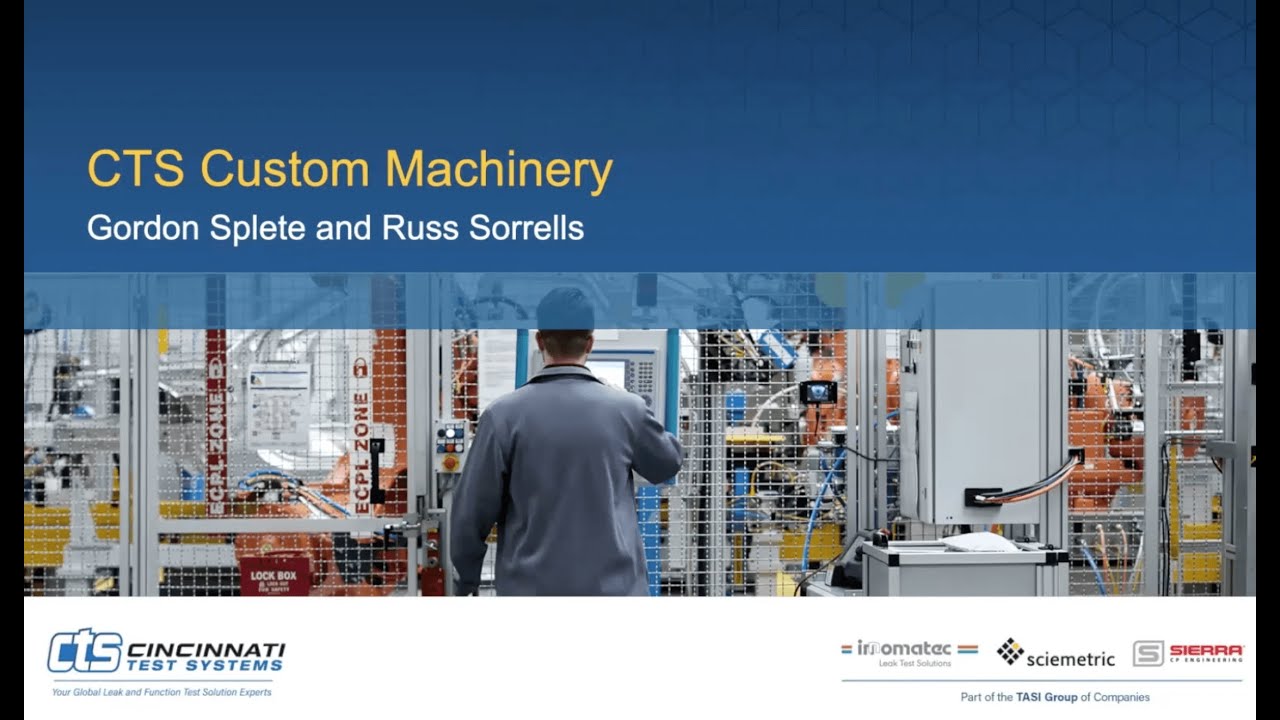 Custom Leak Test Solutions - CapEx Sales IndustryCast Webinar - YouTube