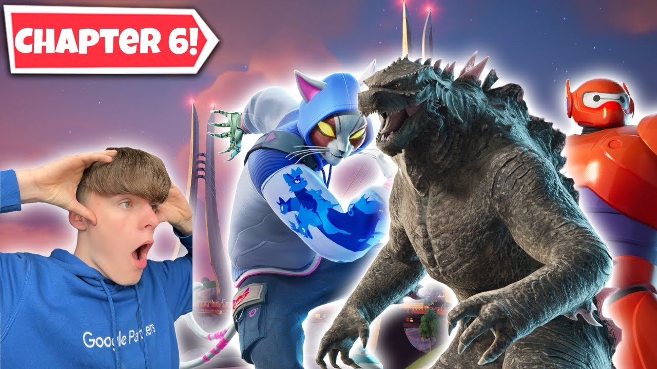 *NEW* Fortnite CHAPTER 6 Battle Pass! (GODZILLA) - YouTube