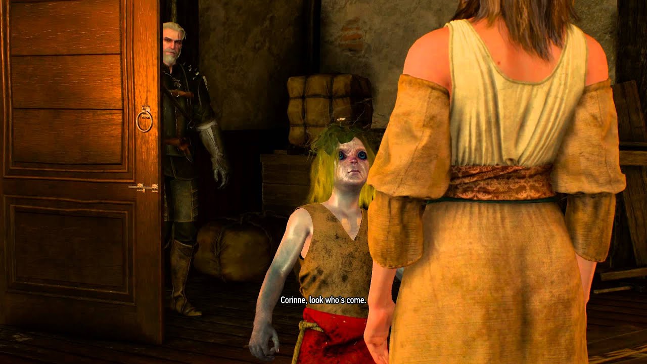 The Witcher 3 - Haunted House: Corrine & Sarah the Godling Become ...