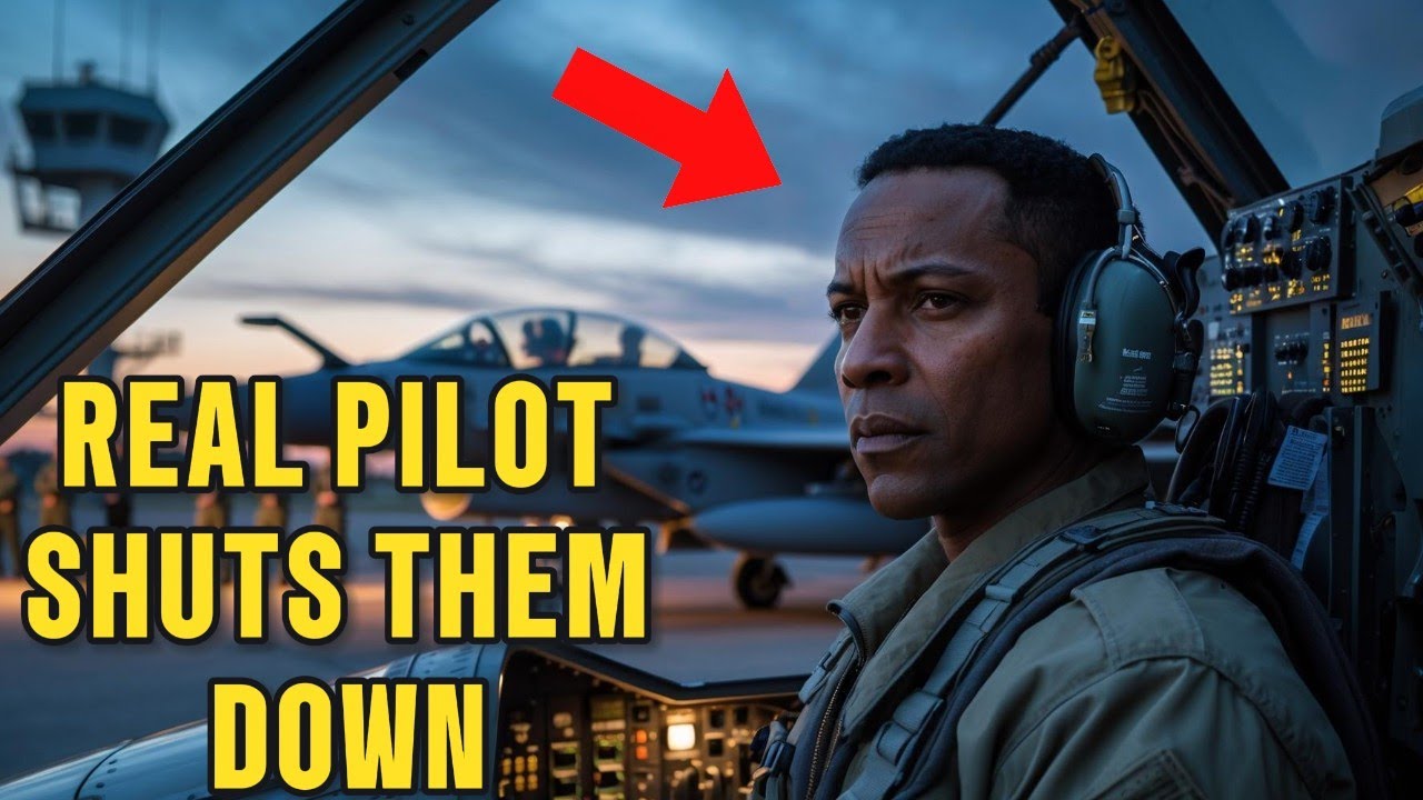 Black Pilot Flying Fighter Jet is Told to Move Aside for a 'Real Pilot ...