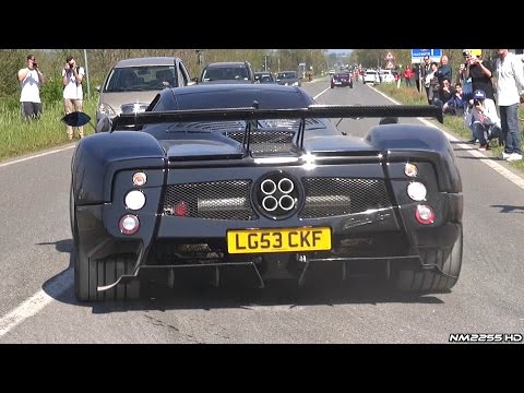 Supercars Leaving Cars & Coffee Italy - MC12, Zonda, 675LT, Carrera GT & More!