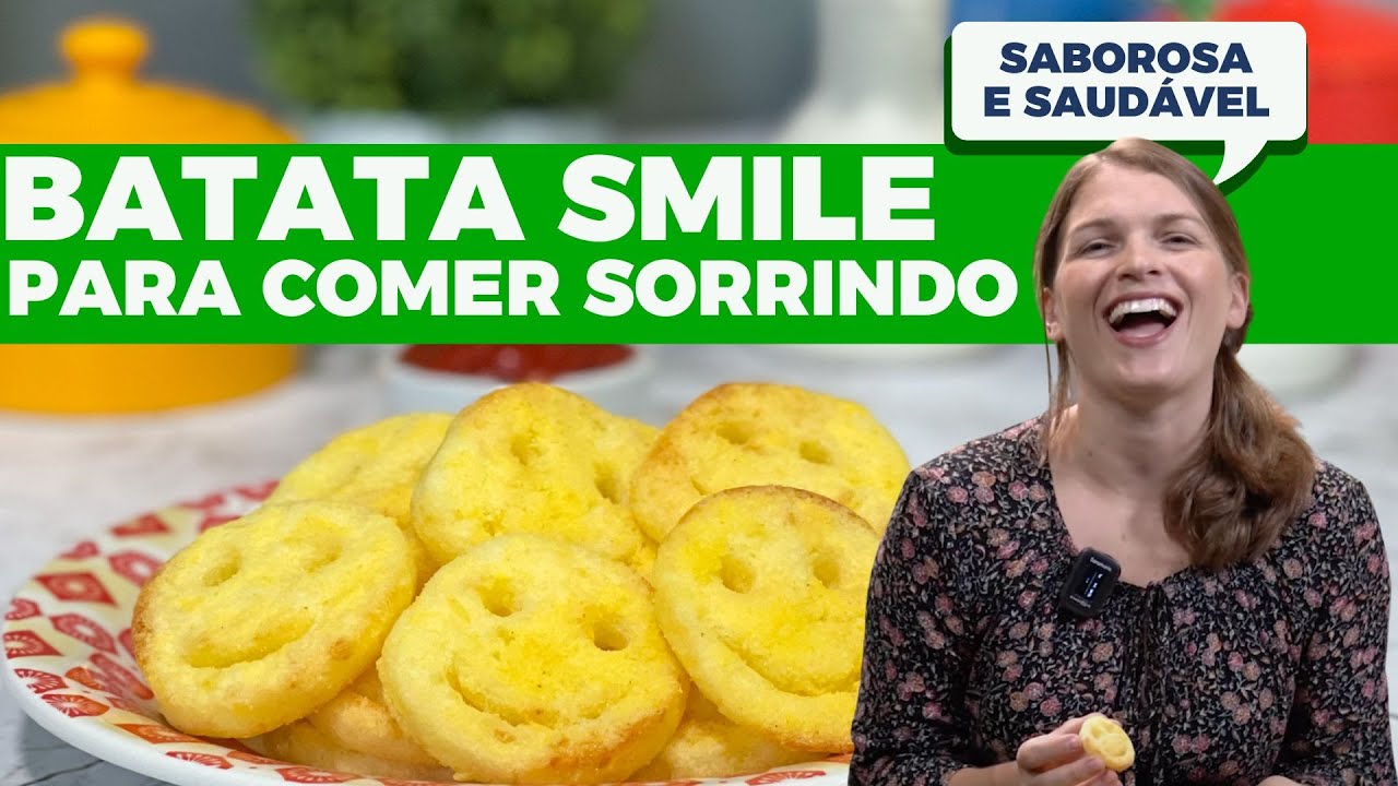 Batata Smile caseira e saudável, ideal para seus filhos! - YouTube