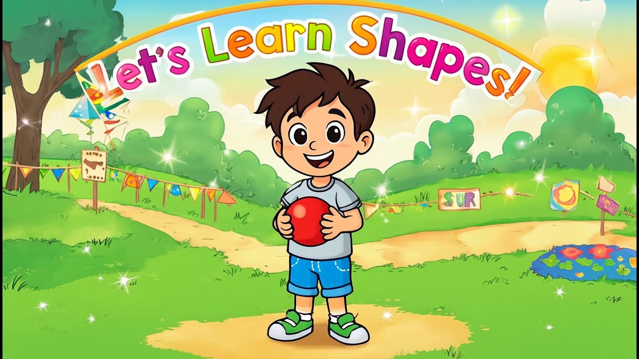 Learn Shapes for Kids | Fun Cartoon with Ali - YouTube