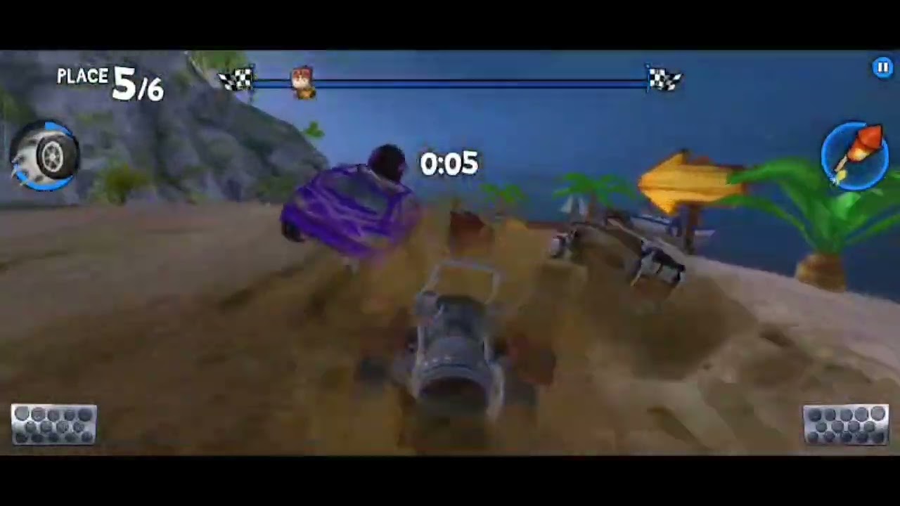 Beach Buggy Racing Coconut Cup Level 03 ⭐⭐⭐ #beach #buggy #racing # ...
