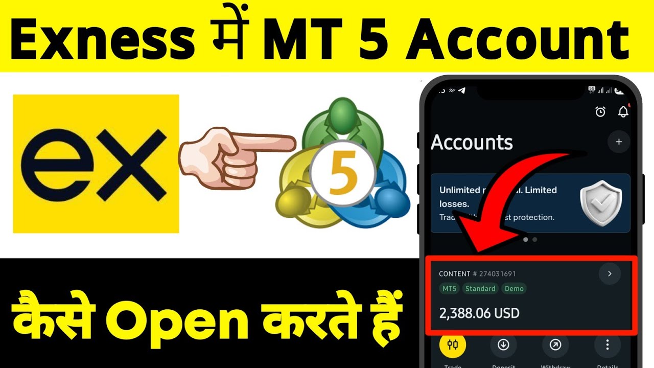 How to Open an MT5 Account on Exness | Step-by-Step Guide | Forex ...