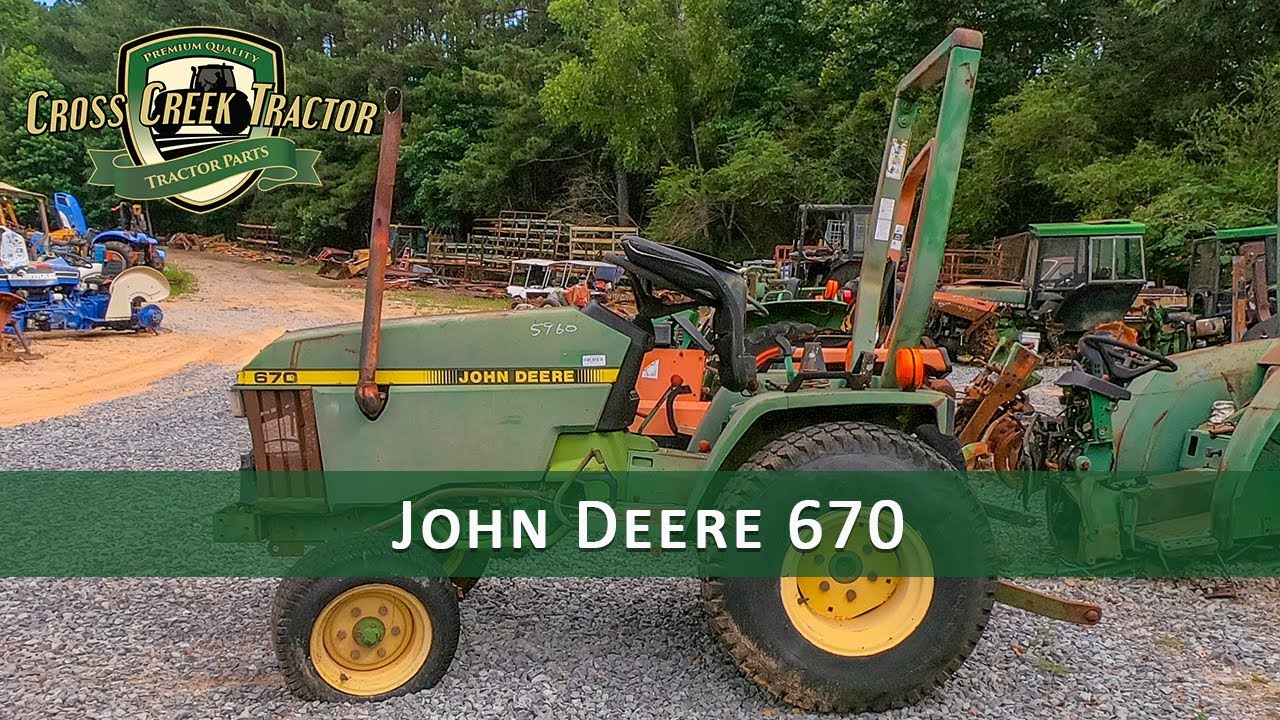 John Deere 670 Tractor Parts - YouTube