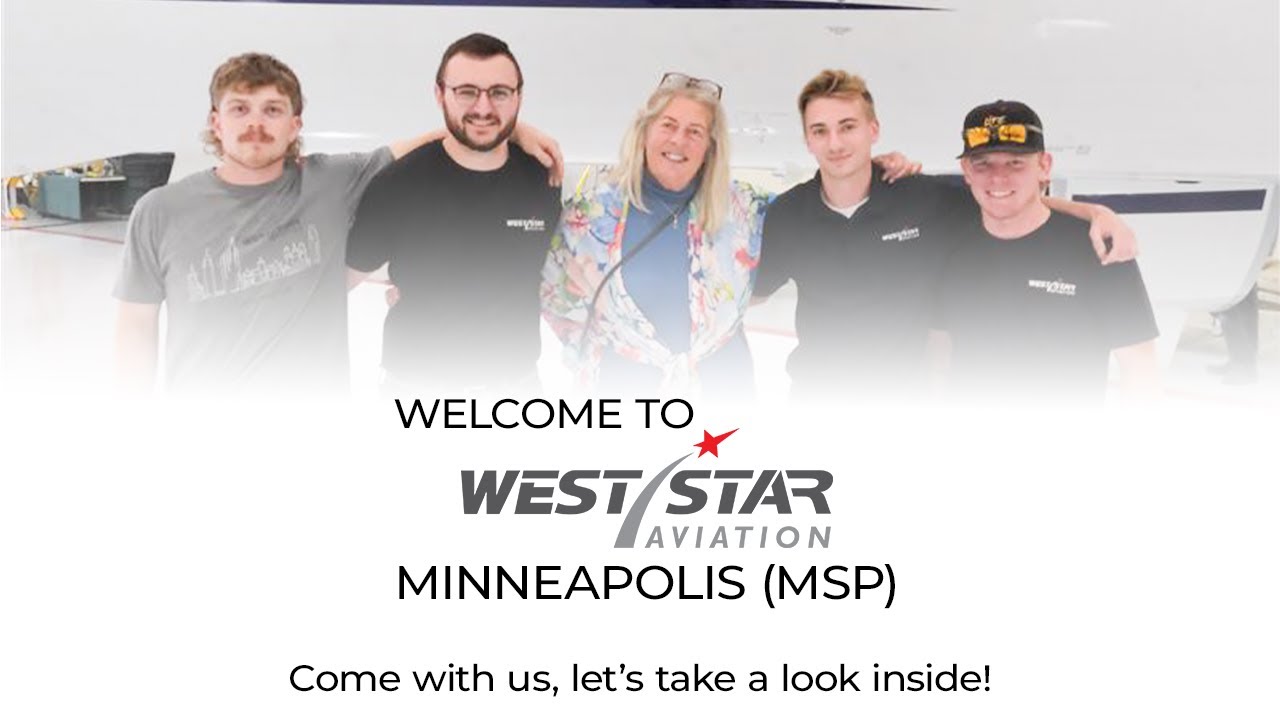 West Star Aviation - Tour Our Minneapolis, MN (MSP) Facility! - YouTube