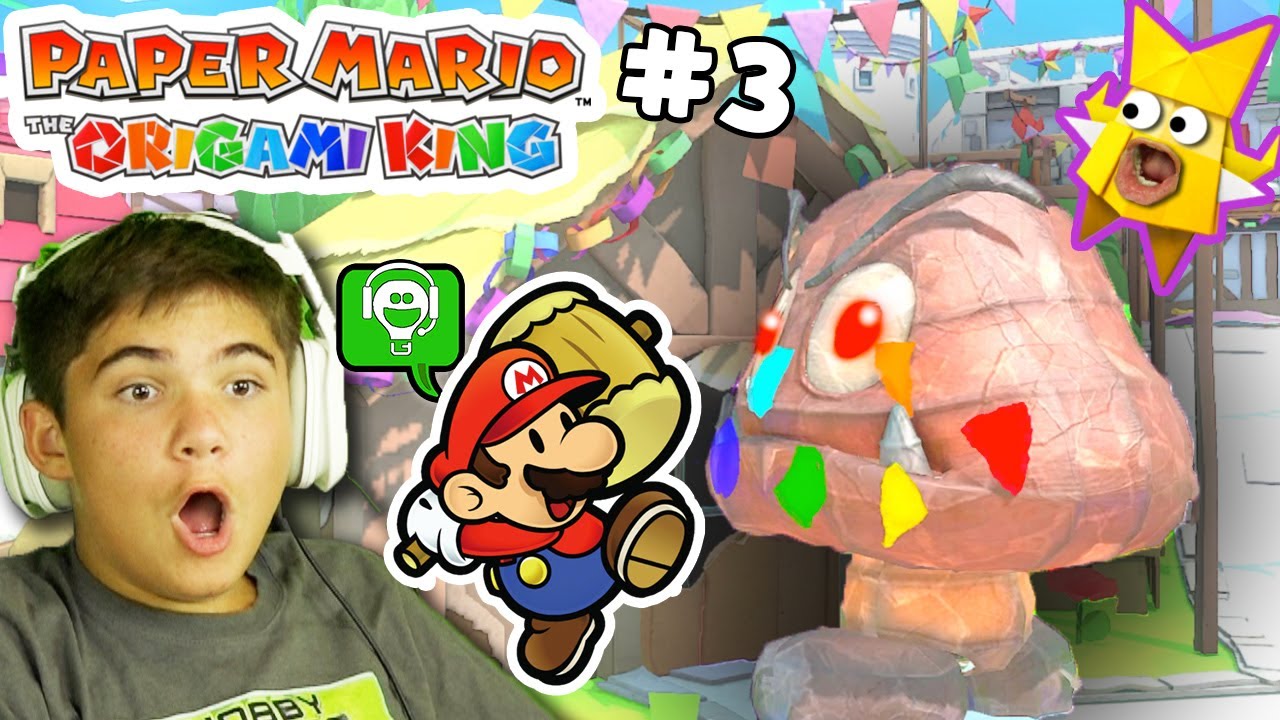 Paper Mario Part 3 Get the Giant Goomba HobbyGamingTV - YouTube