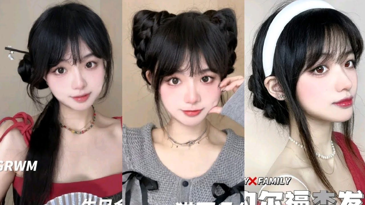 Amazing Trending Hairstyle Tutorial Unique Hairstyles for Girls 🍒 - YouTube