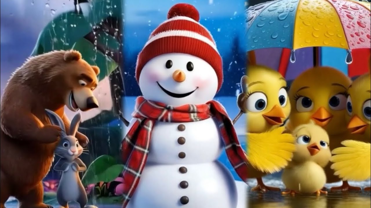 Winter Songs | Snowflake, Rain Rain Go Away + More Rhymes |Kids Songs ...
