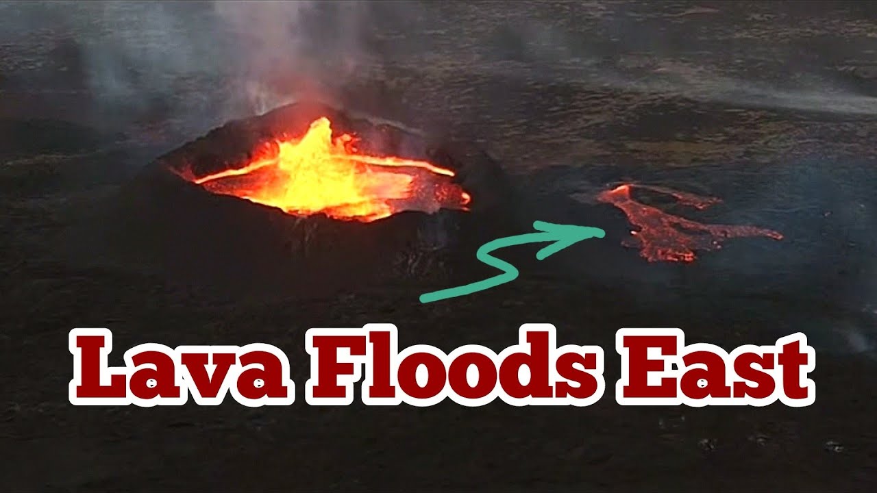Lava Flooding South East In Iceland Litli-Hrútur Fagradalsfjall Volcano ...