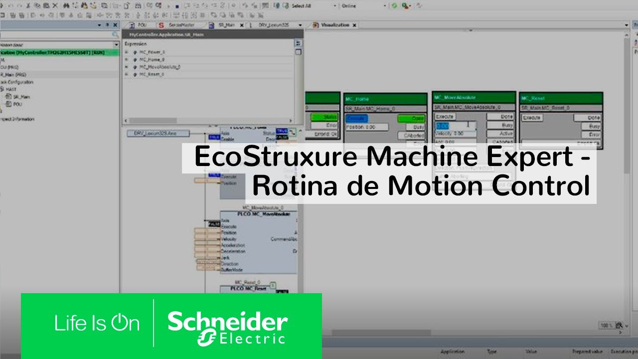 EcoStruxure Machine Expert - Rotina de Motion Control | Schneider ...