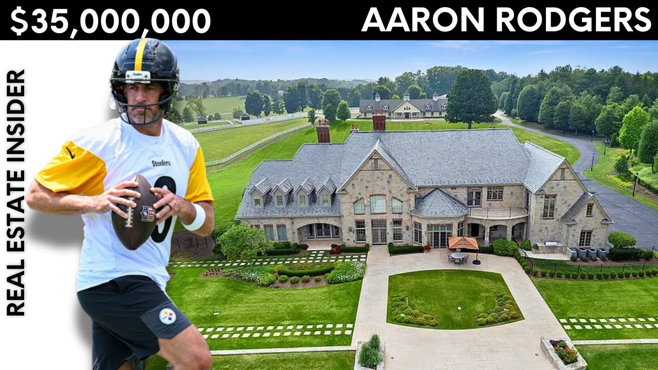 Aaron Rodgers Just Bought THIS $35M Estate After Signing with the ...