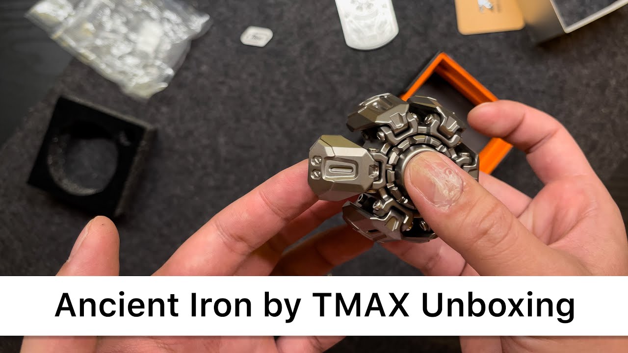 Unboxing the most expensive fidget spinner! This is the Ancient Iron by ...