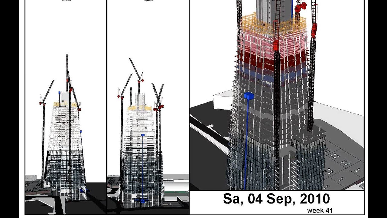 4D BIM Skyscraper - YouTube