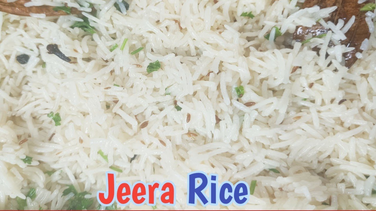 How To Make Perfect Jeera Rice ll Jeera Rice Recipe ll Flavoured Cumin ...